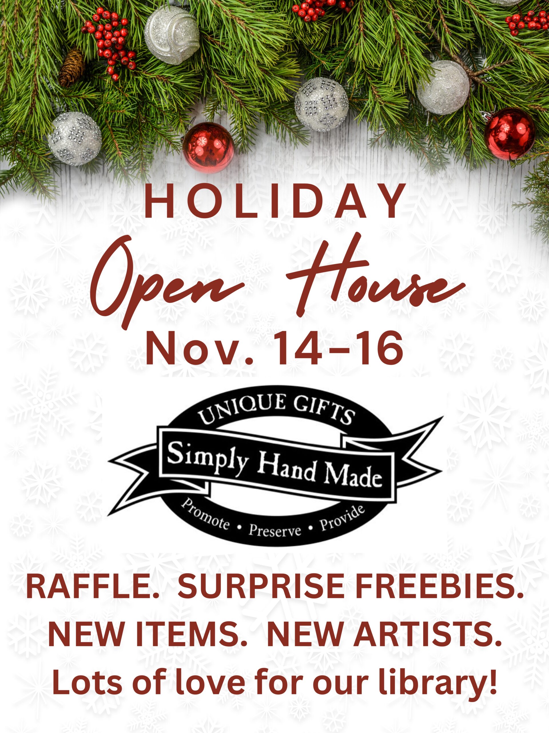 Simply Hand Made – Promote, Preserve, Provide